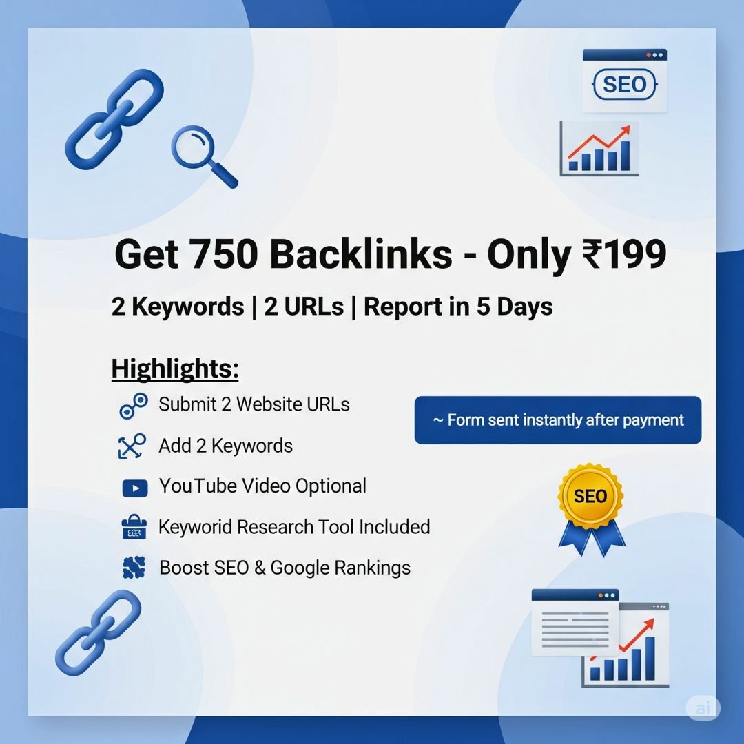 Get 750 Backlinks In just 12$ | purchase backlinks seo