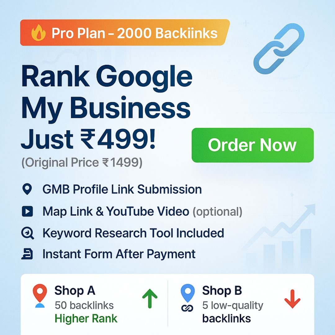 Boost Your GMB Rankings with the Perfect Backlink Plan
